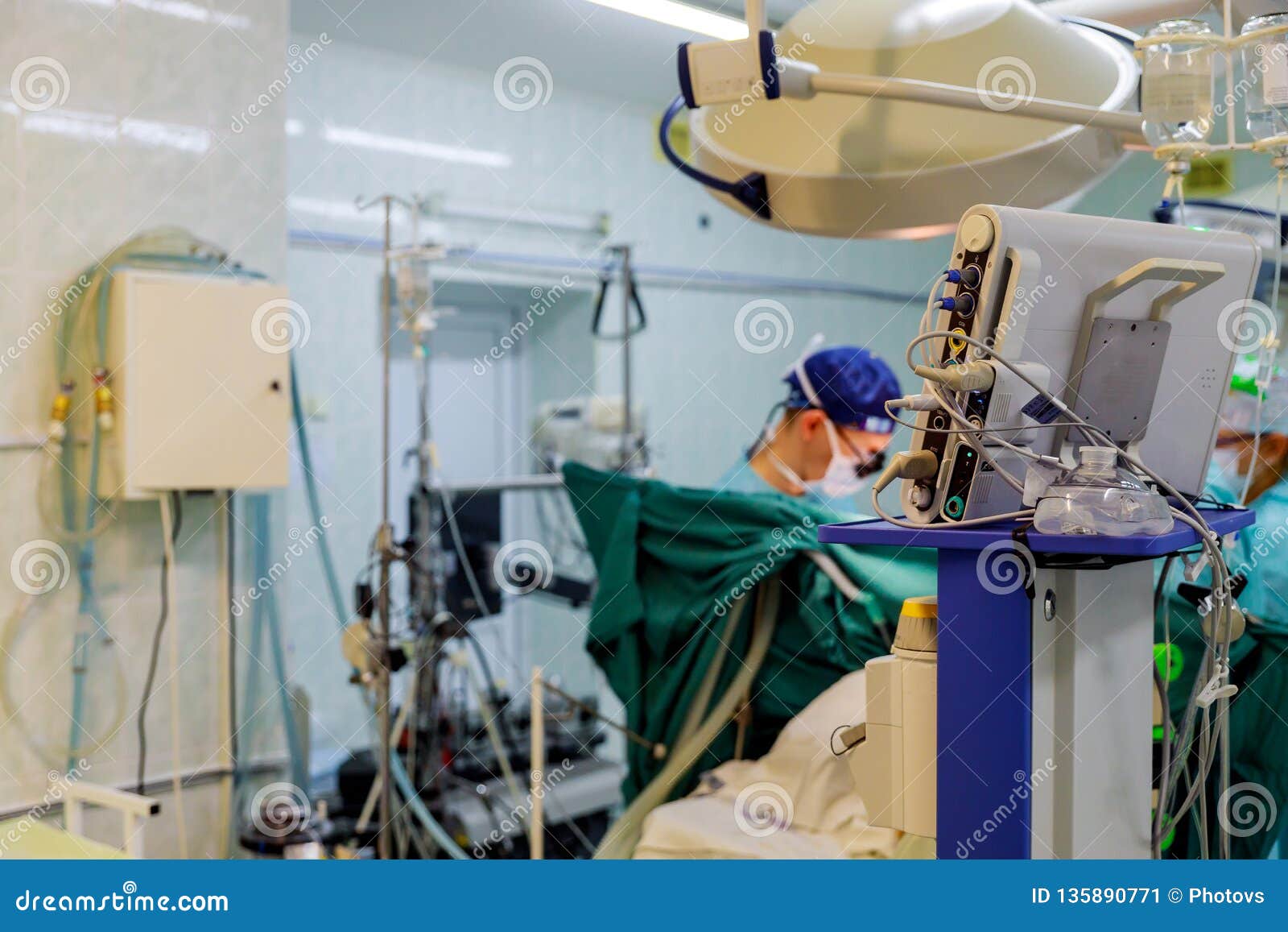 Surgery Doctor in Surgery for Interventions with Surgery Tools in ...