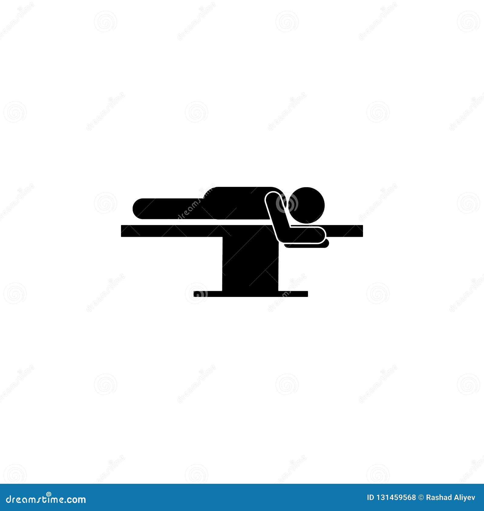 Surgery, Facing Down Icon. Element Of Patient Position Icon For Mobile ...