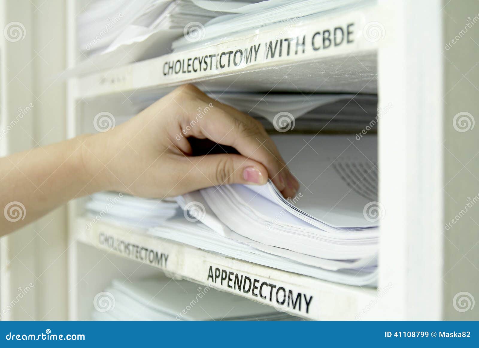 Surgery Files and Documents Stock Image - Image of documents, operating ...