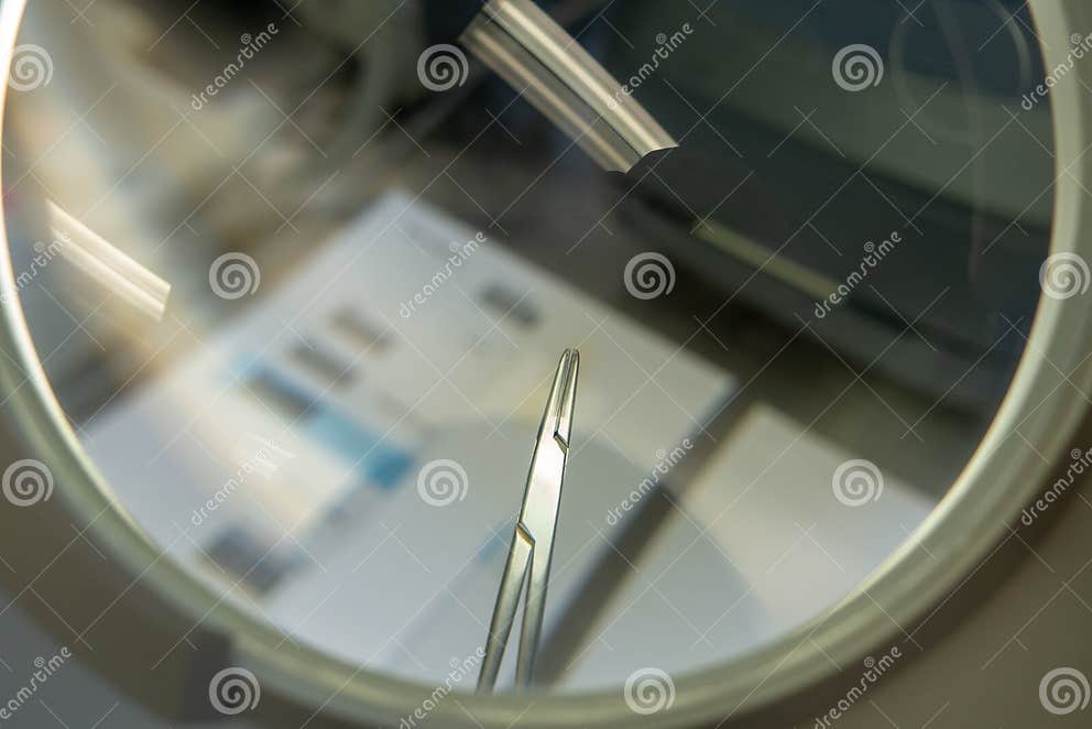 Surgery Instruments in Reprocessing Stock Image - Image of treat ...