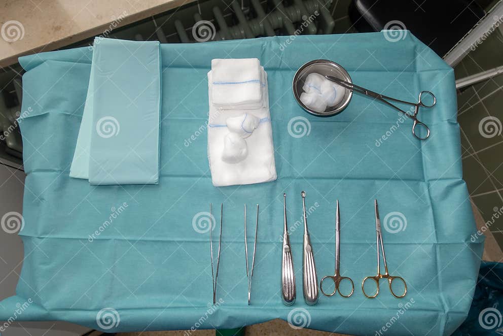 Surgery Instruments in Reprocessing Stock Photo - Image of medicine ...