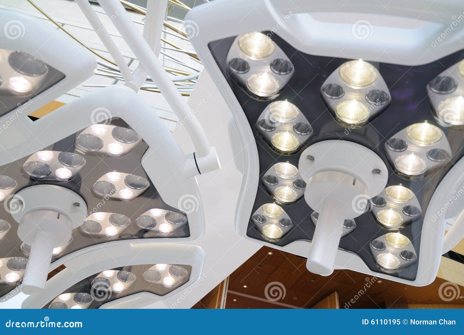 Surgery lamp stock image. Image of operation, lamp, professional - 6110195