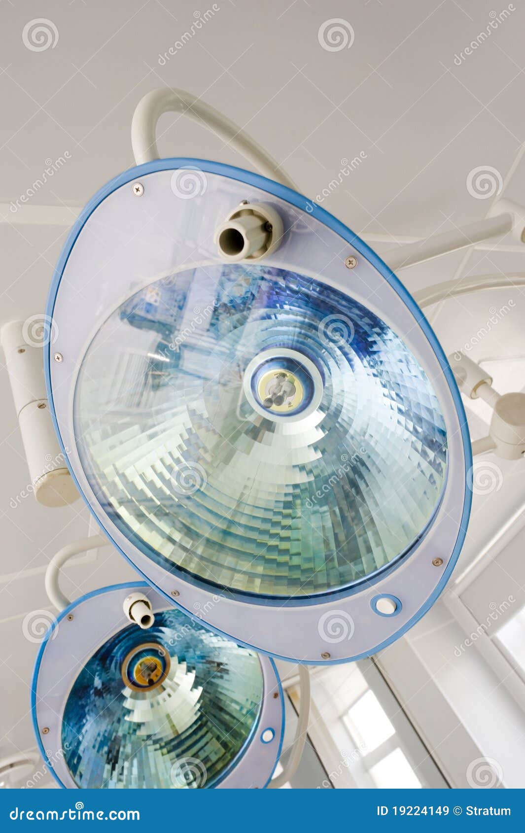 Surgery lamps stock image. Image of unit, hospital, clean - 19224149