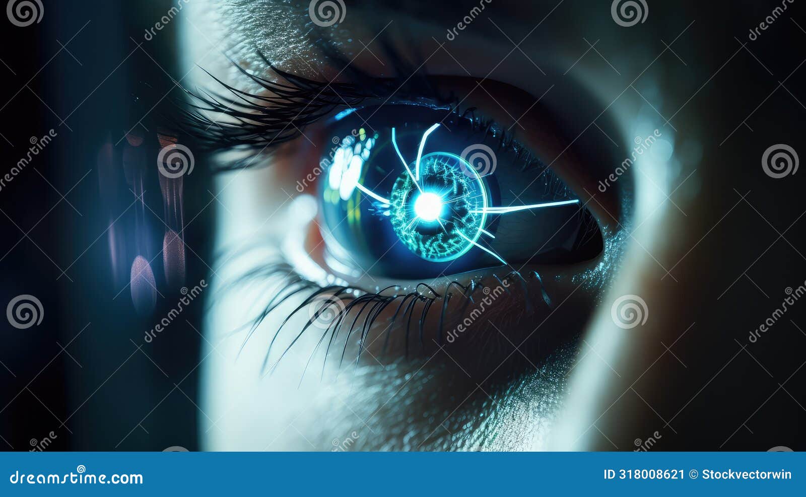 Surgery lasik technology stock illustration. Illustration of clarity ...