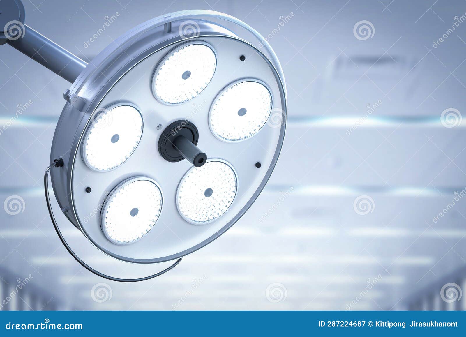 Surgery Lights or Medical Lamps Stock Illustration - Illustration of ...