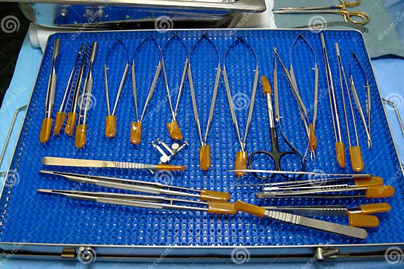 Surgery Microvascular Tools Stock Photo - Image of equipment ...