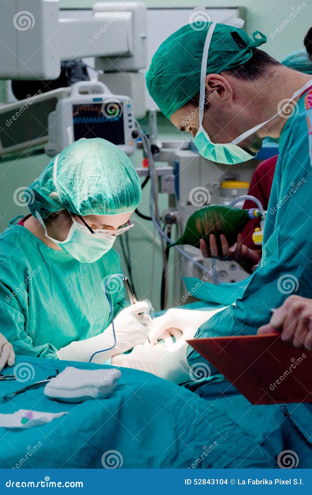 Surgery operation stock photo. Image of nurse, medical - 52843104