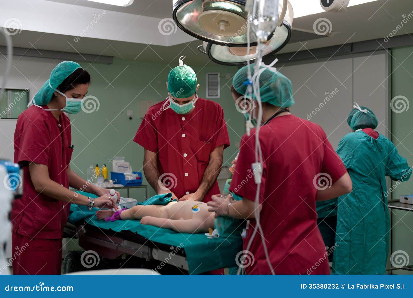 Surgery performance stock photo. Image of healthcare - 35380232
