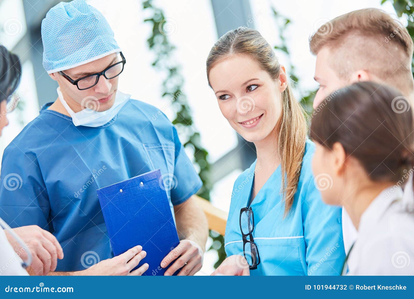 Surgery Planning with Surgeon Team Stock Photo - Image of medical ...