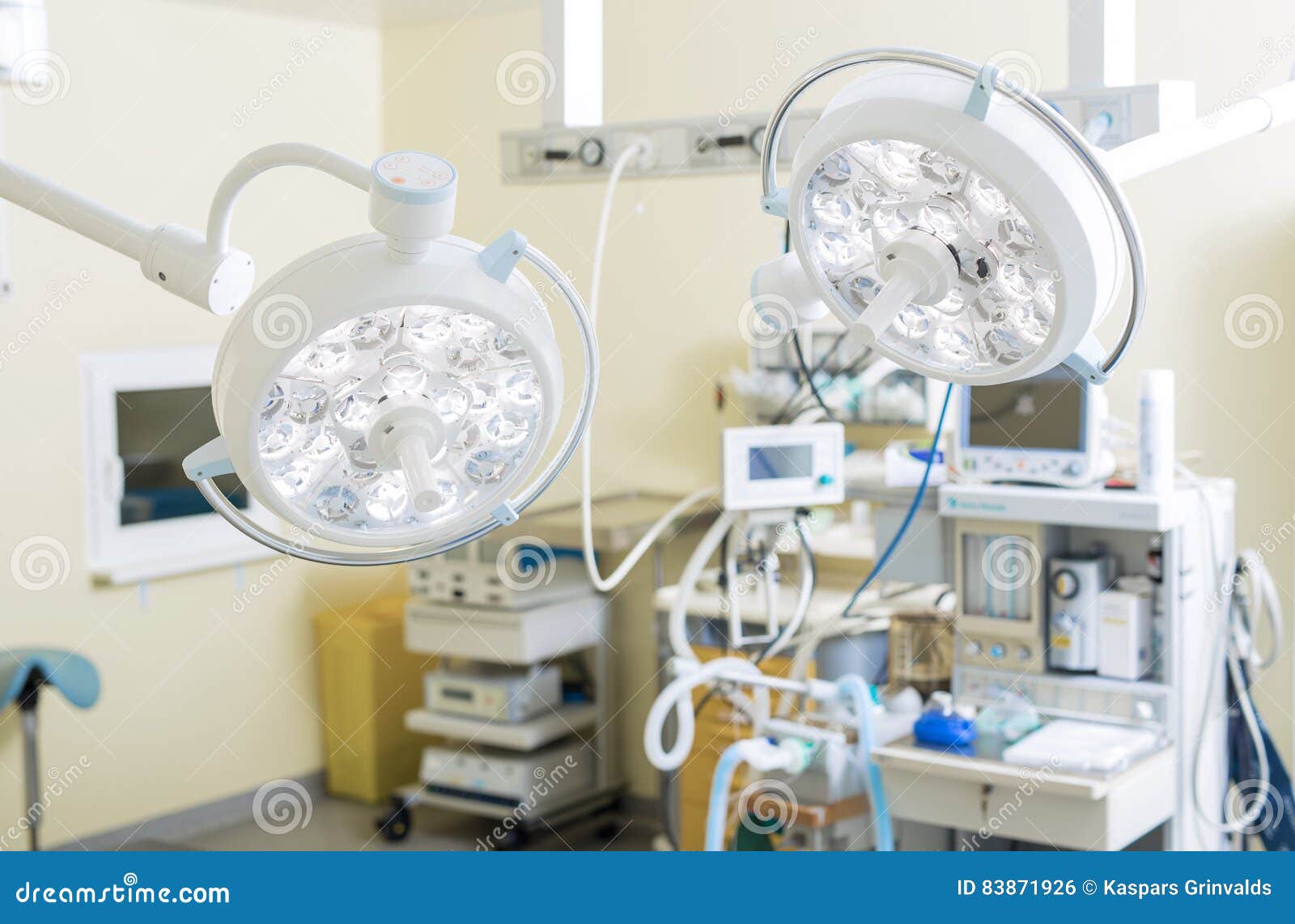Surgery Room`s Full Equipment Stock Photo - Image of blurry, emergency ...