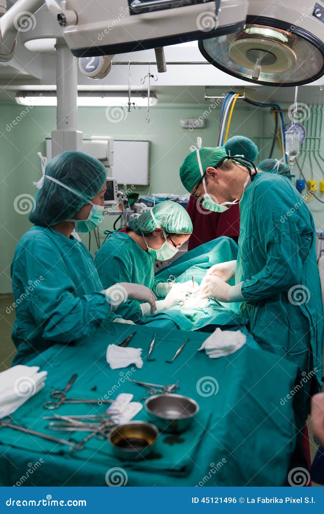 Surgery scenes 1 stock photo. Image of sterile, doctor - 45121496