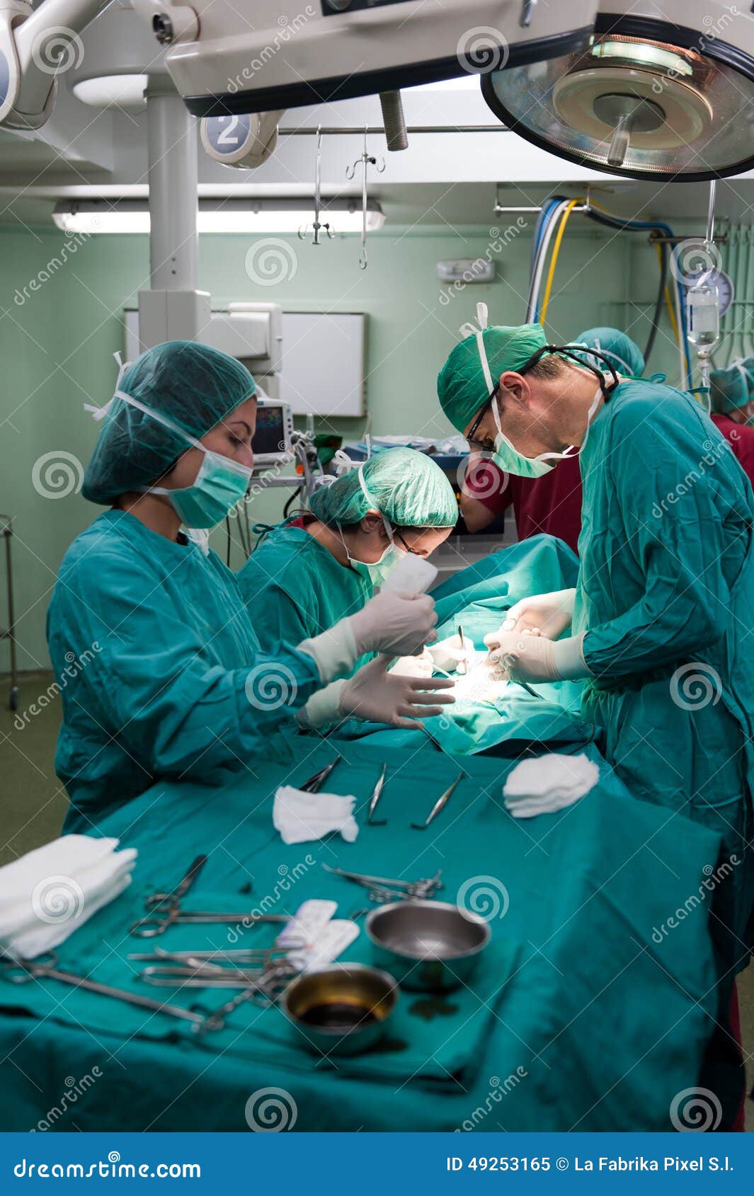 Surgery scenes 2 stock image. Image of group, sterile - 49253165