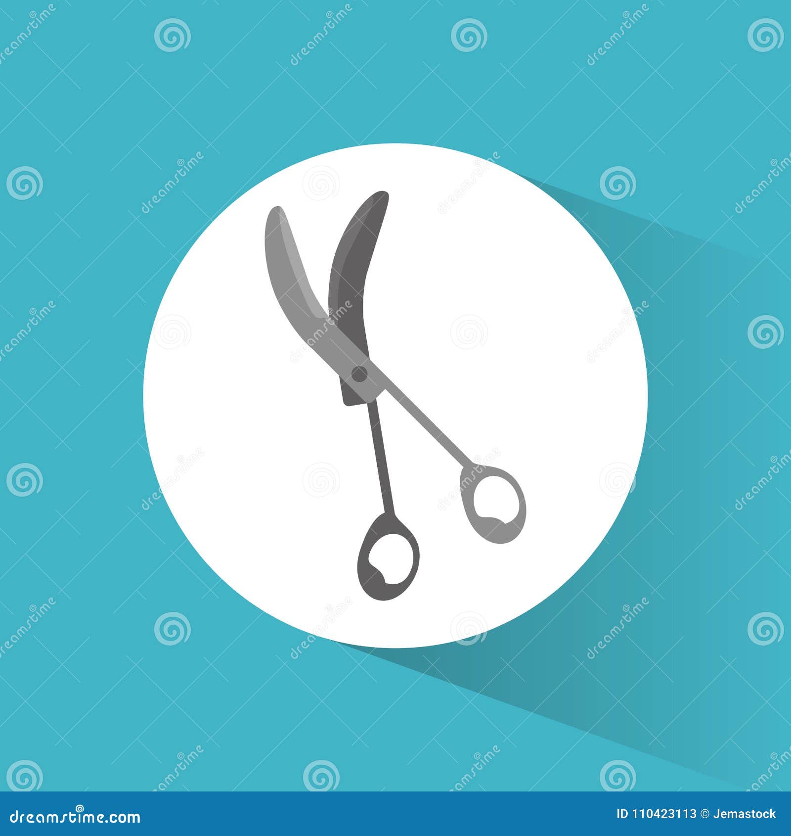 Surgery Scissors Tool Medical Stock Vector - Illustration of hospital ...