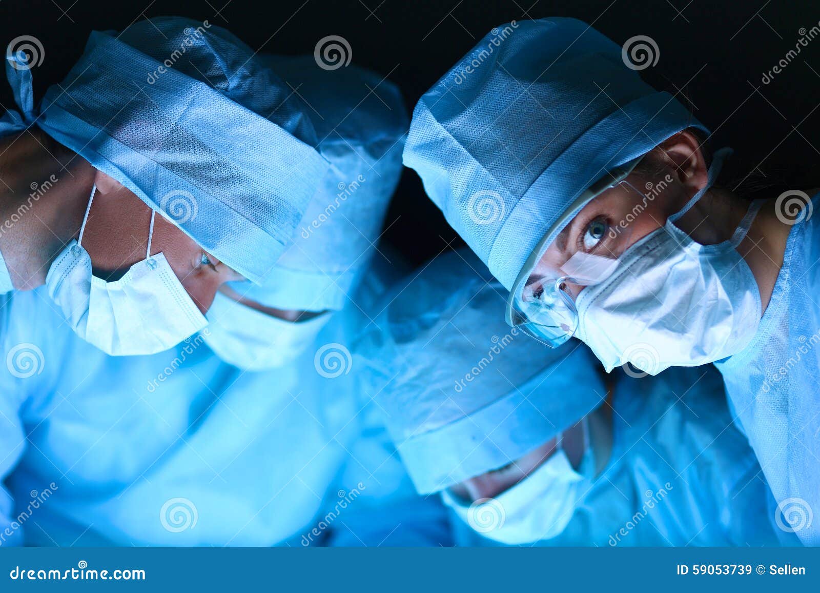 Surgery Team in the Operating Room Stock Image - Image of clinic, staff ...