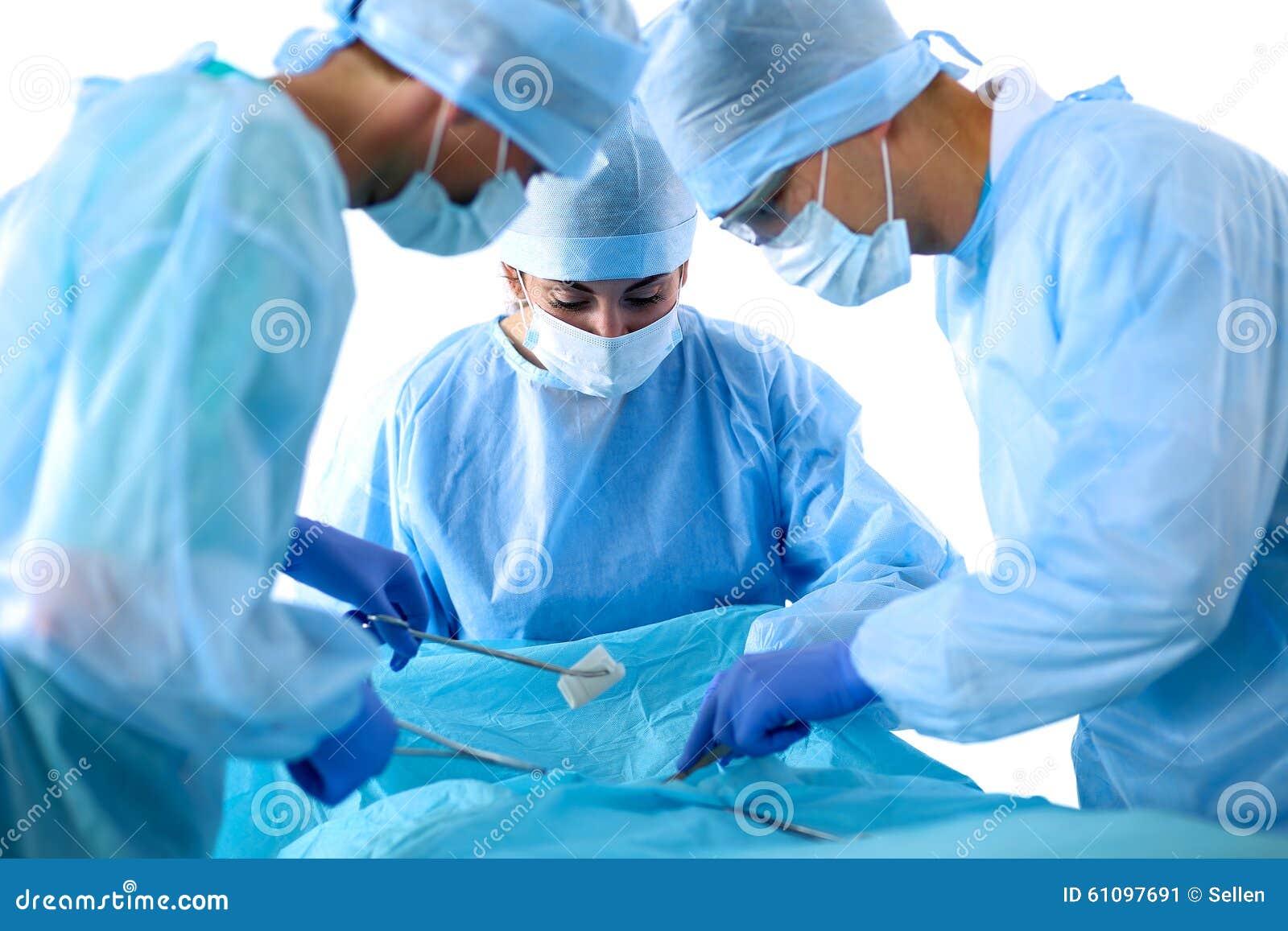 Surgery Team in the Operating Room Stock Image - Image of operate ...