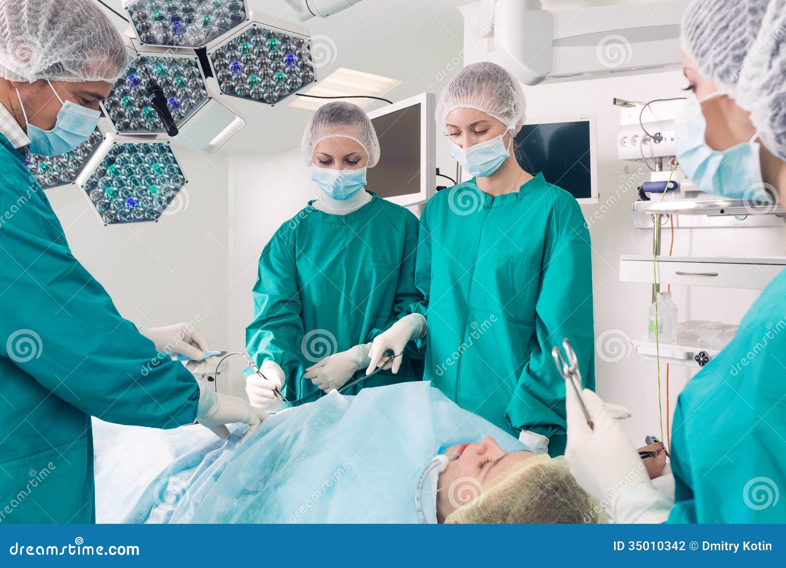 Surgery stock photo. Image of mask, assistant, earnest - 35010342