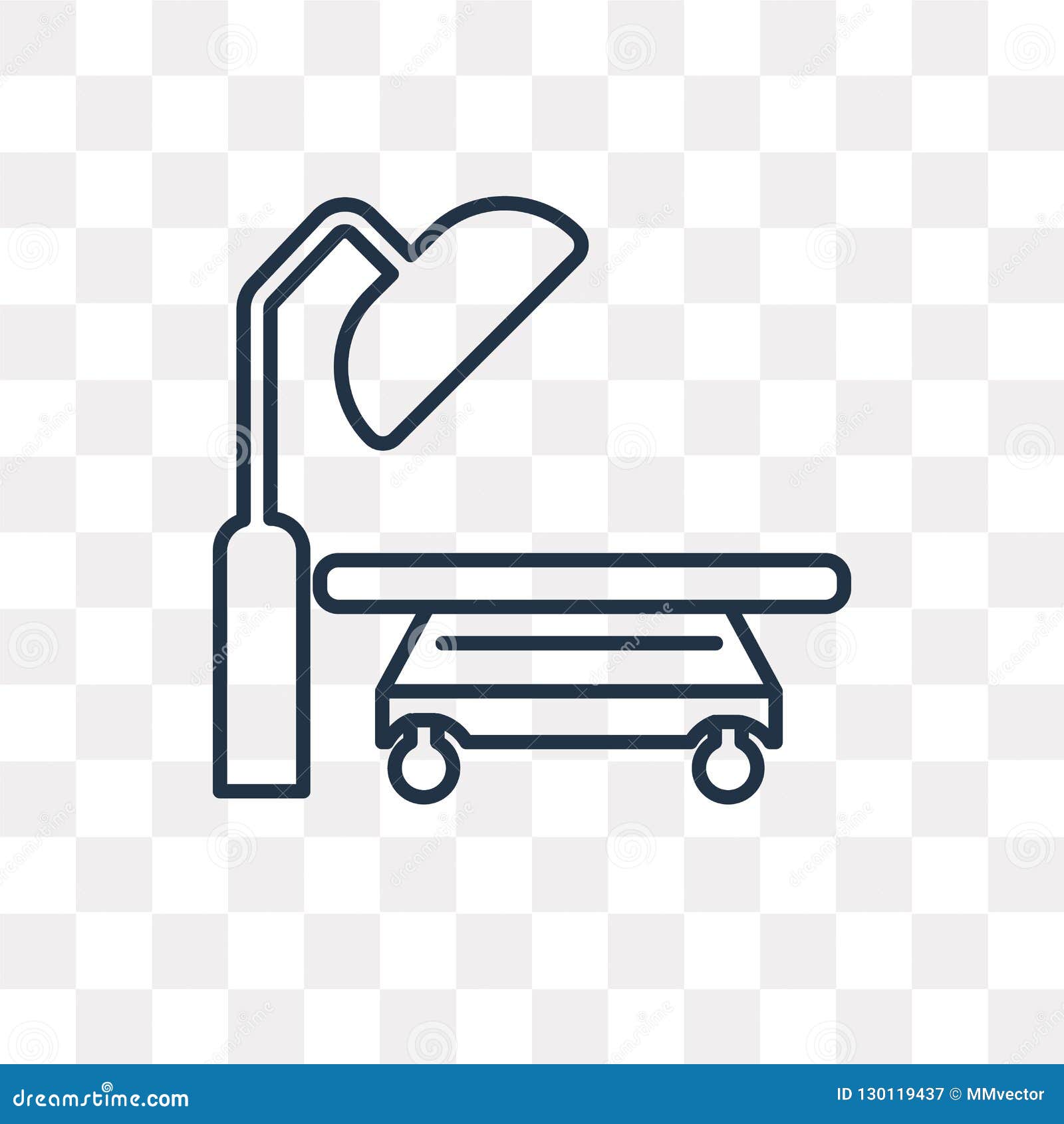 Surgery Vector Icon Isolated on Transparent Background, Linear S Stock ...