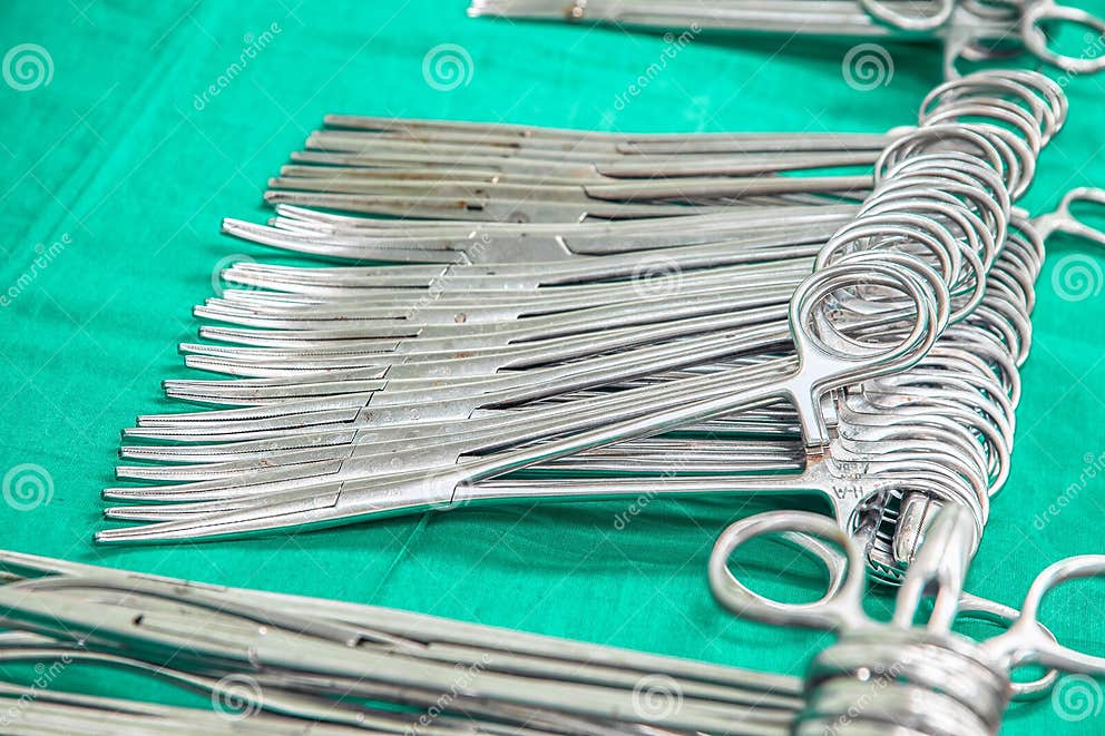 Surgical clips stock photo. Image of backdrop, hospital - 80960302