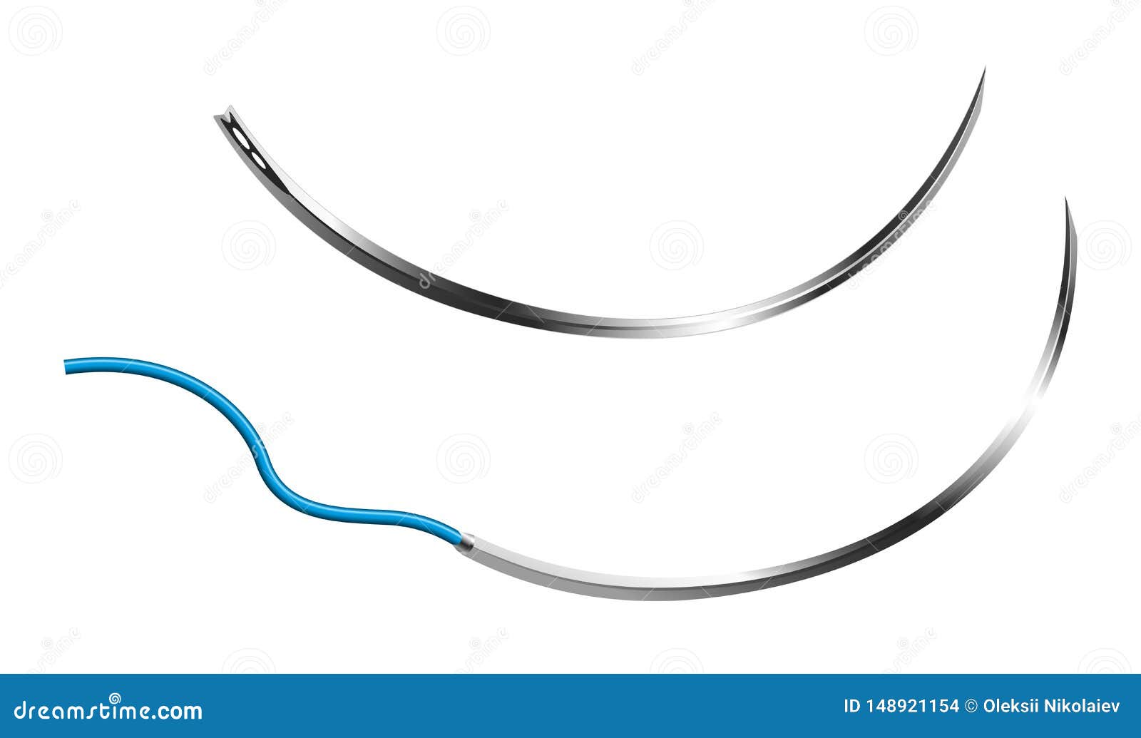 Surgical Cutting Needles With A Triangular Cross-sectional Shape With A ...