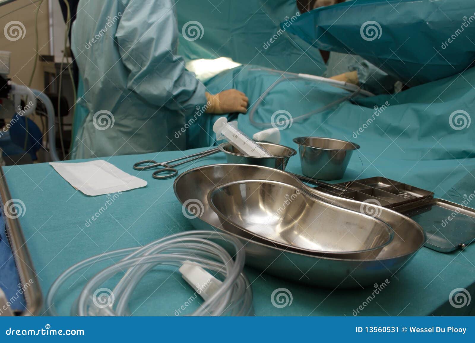 Surgical Equipment during Operation Stock Image - Image of female ...