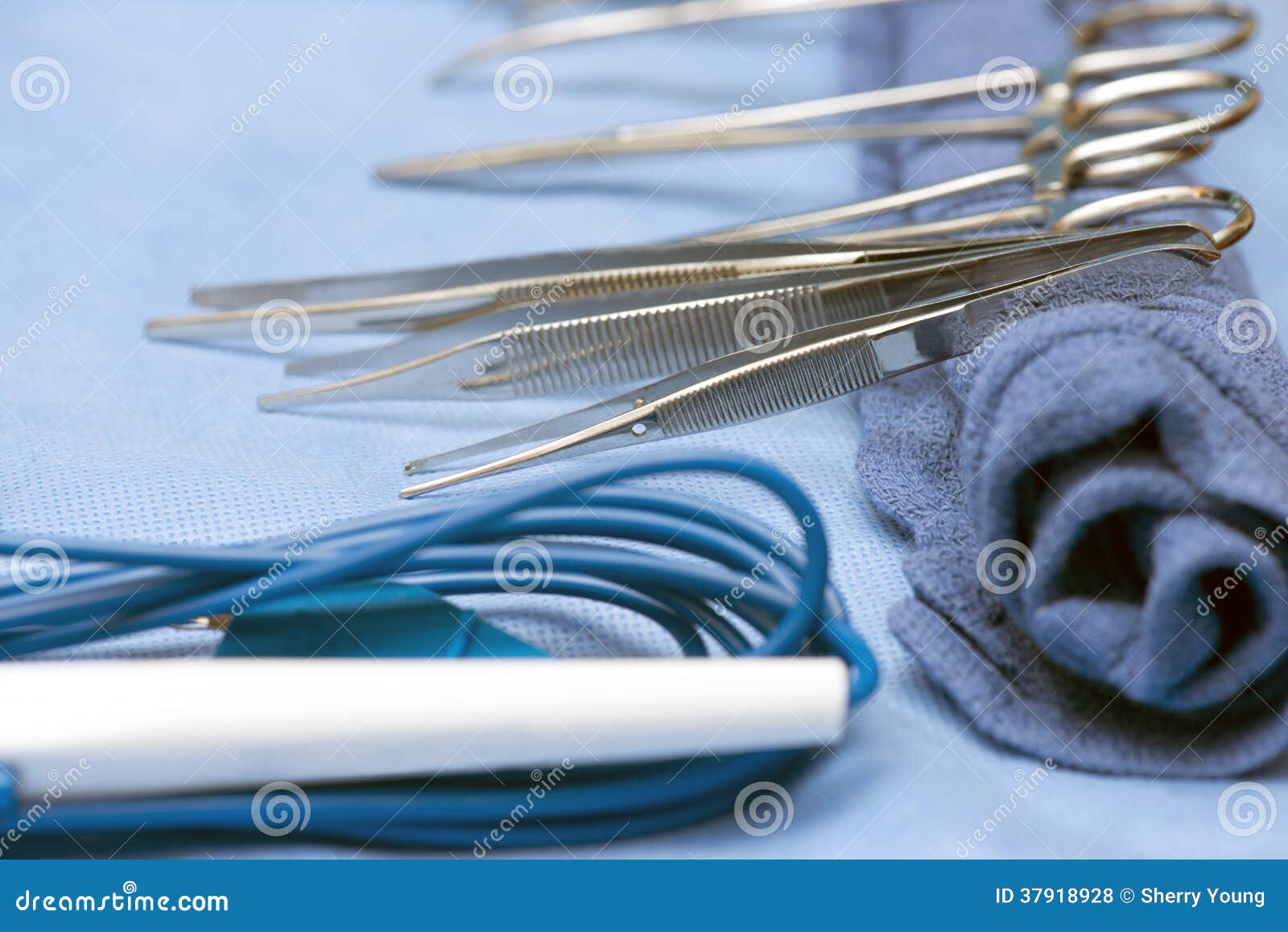 Surgical Instruments stock photo. Image of surgeon, field - 37918928