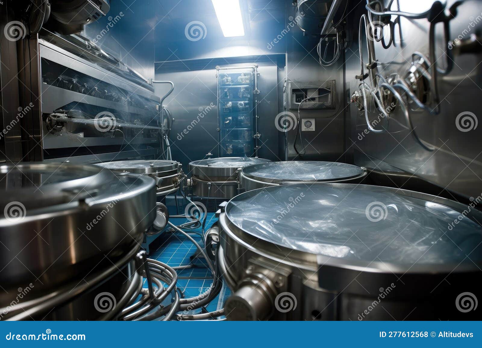 Surgical Instruments Being Steam-sterilized in a Sterilization Chamber ...