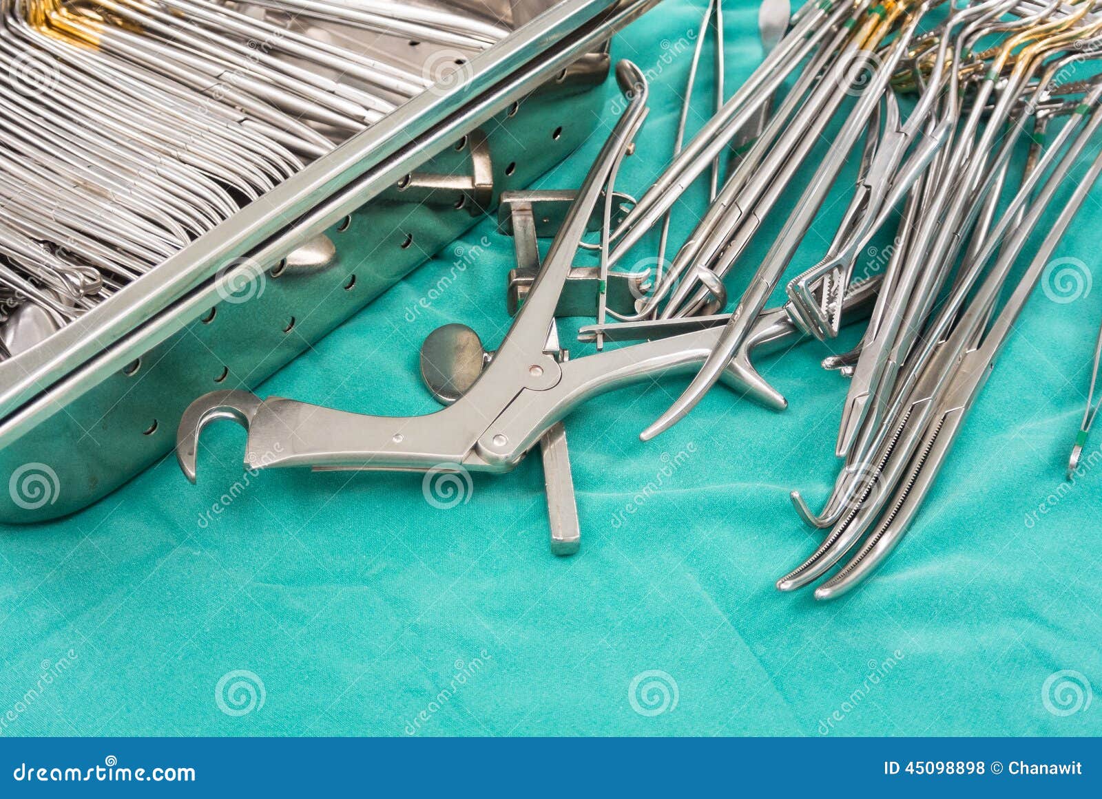 Surgical Instruments for Chest Surgery Stock Photo - Image of stainless ...