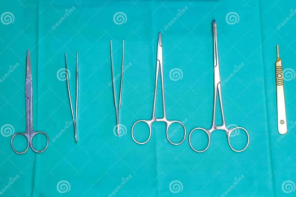 Surgical Instruments in the Operating Room Stock Image - Image of ...
