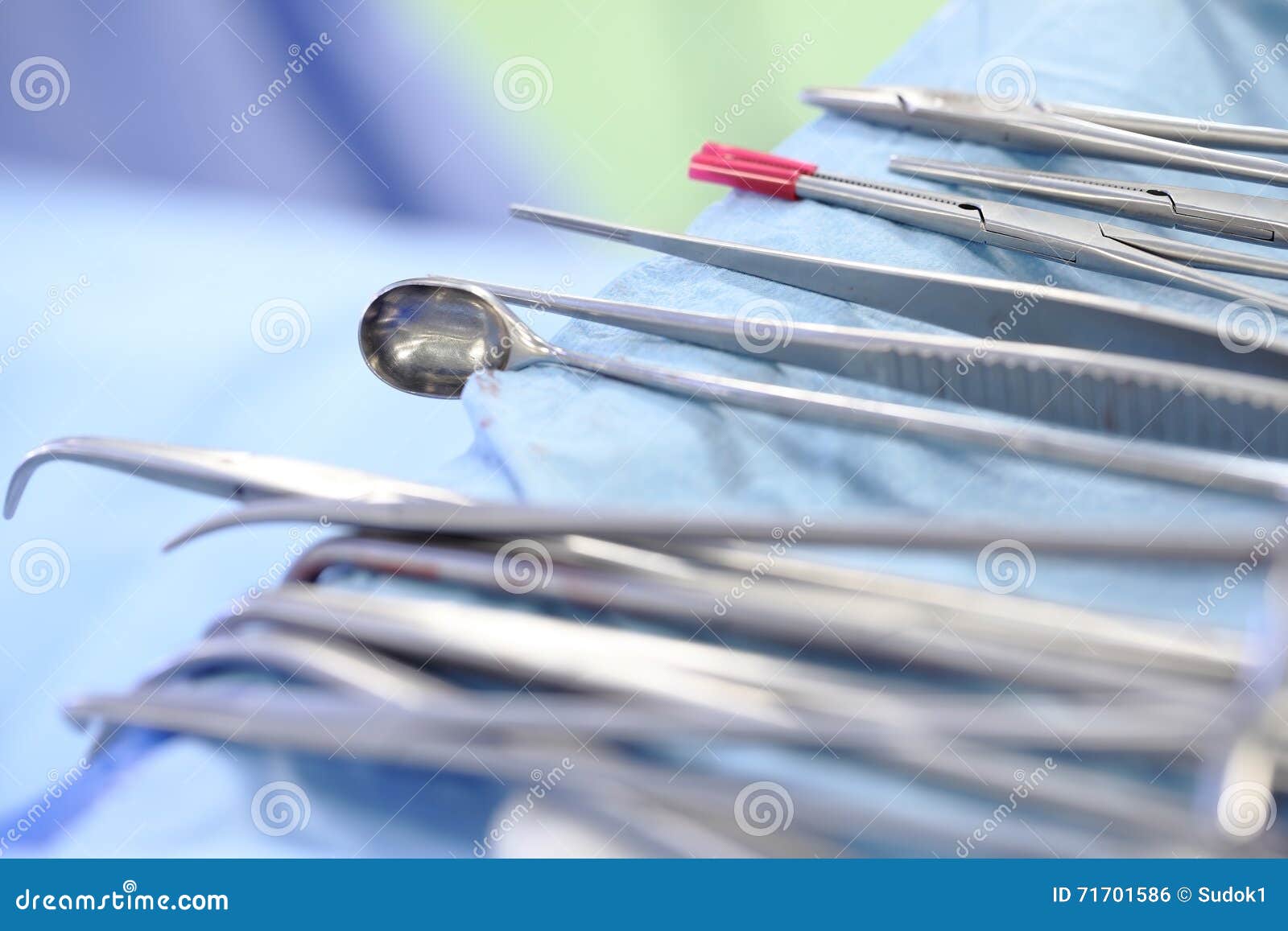 Surgical Instruments during an Operation Macro Stock Photo - Image of ...