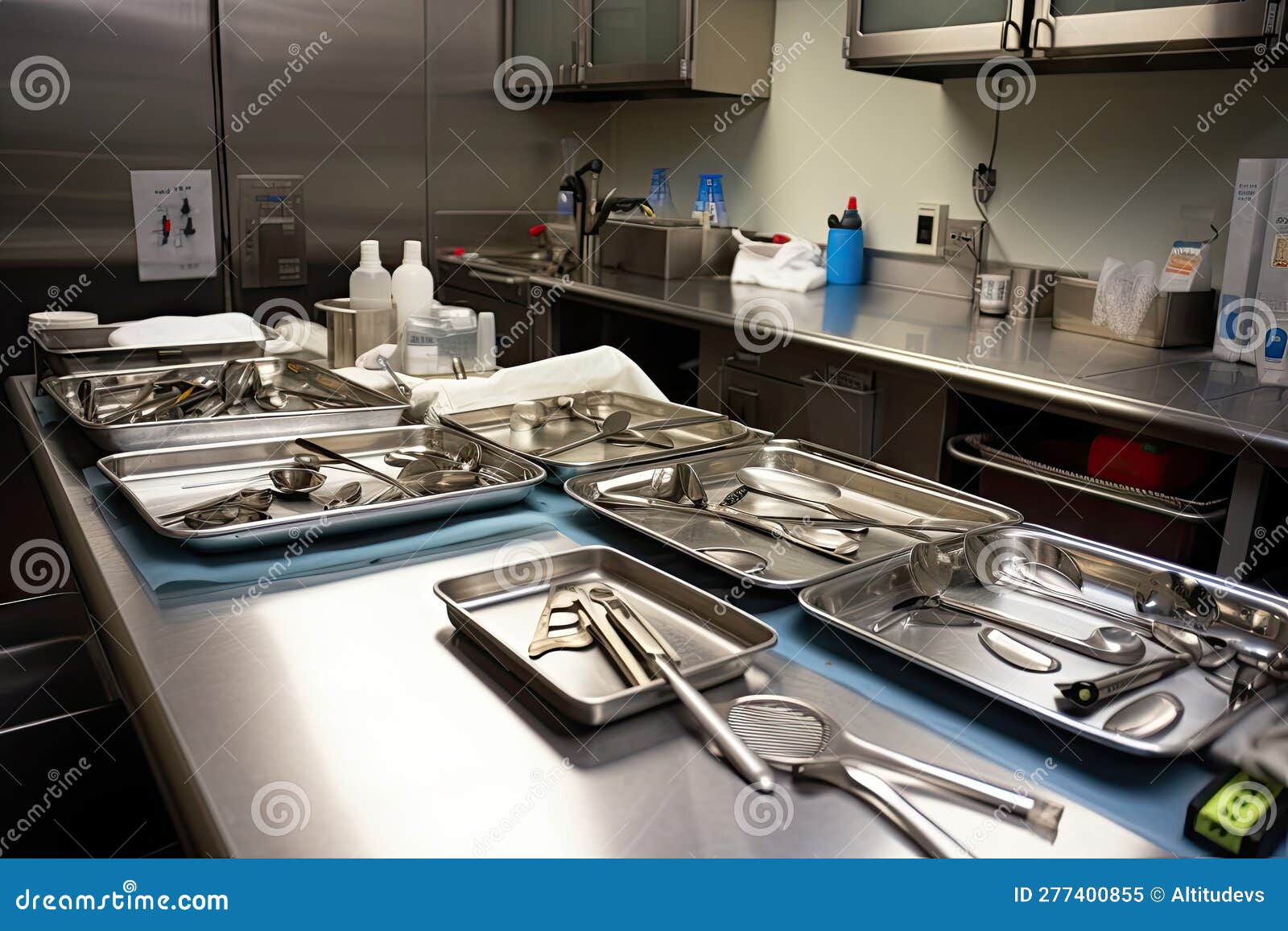 Surgical Instruments Sterilized and Ready for Use on the Operating ...