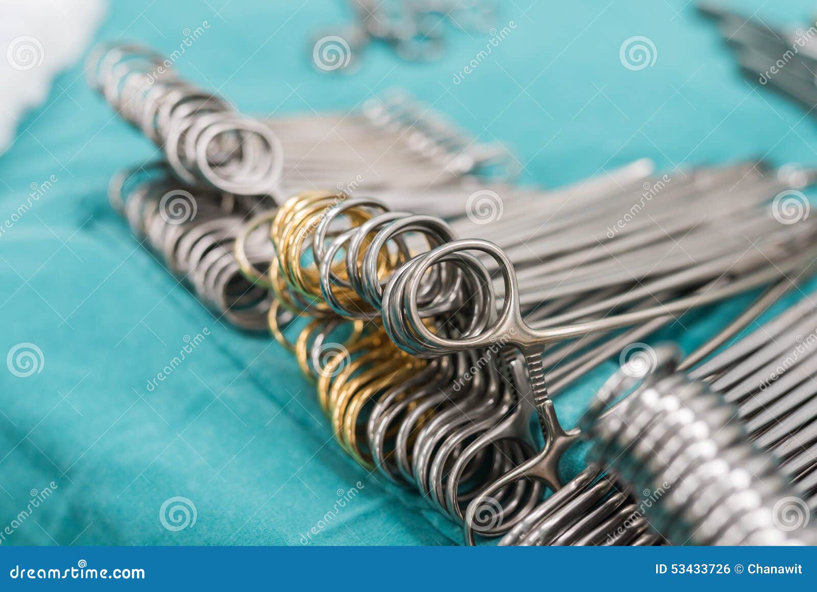 Surgical Instruments for Surgery Stock Photo - Image of clamp ...