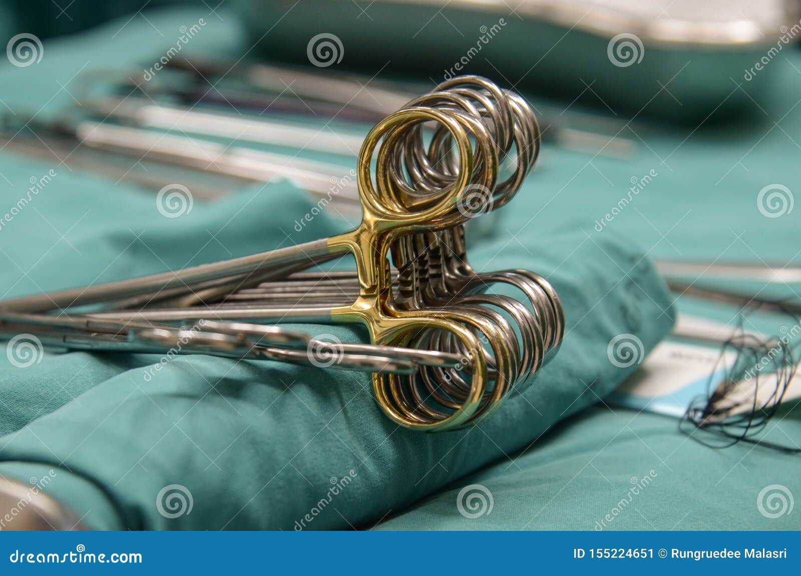 Surgical Instruments during Surgery Stock Image - Image of equipment ...