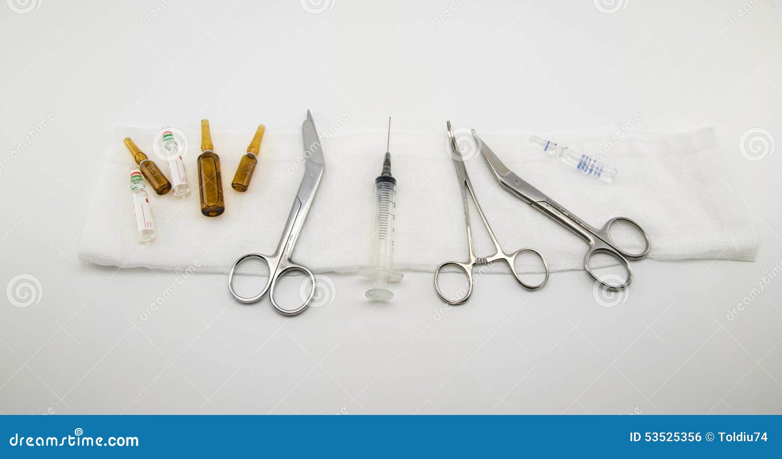 Surgical Instruments, Syringe, Medicines Stock Photo - Image of forceps ...