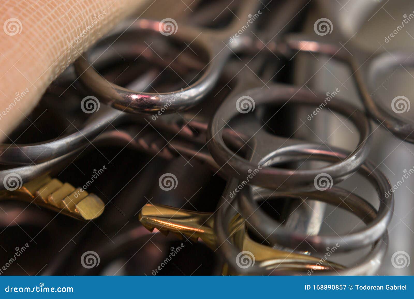 Surgical Instruments and Tools in the Operating Room Close-up Stock ...