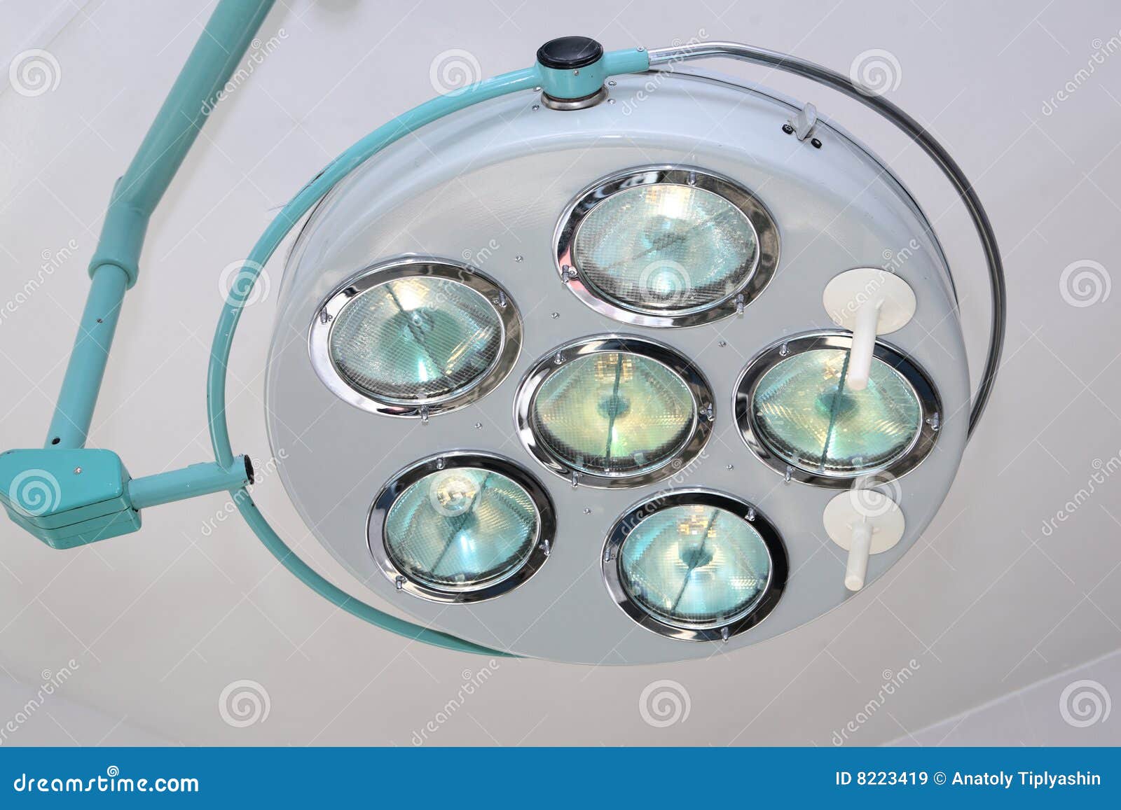 Surgical lamp stock image. Image of hall, light, clean - 8223419