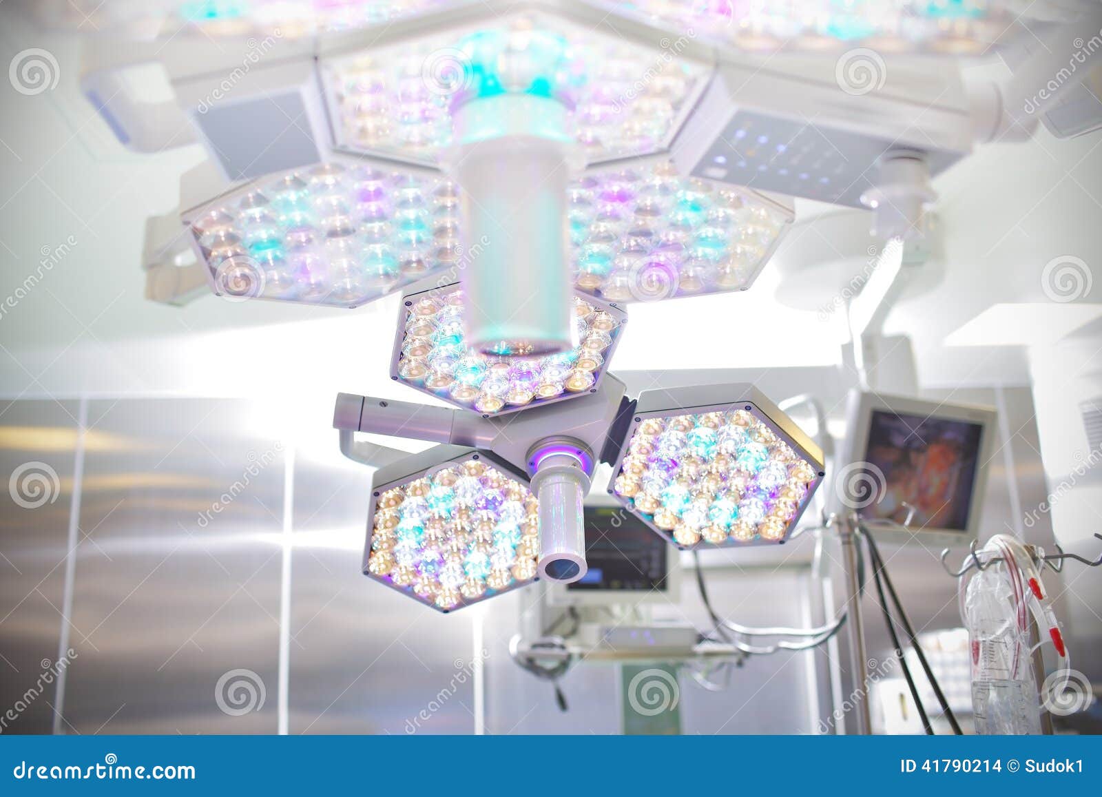 Surgical Lamp in Operating Room Stock Photo - Image of medical ...