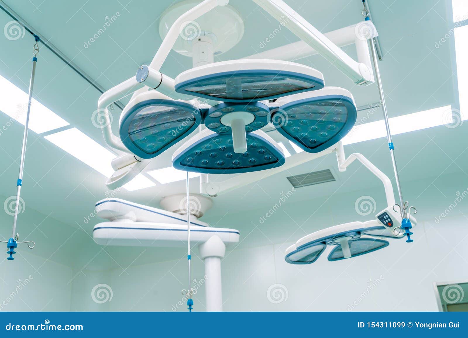 Surgical Light in the Operating Room Stock Image - Image of design ...