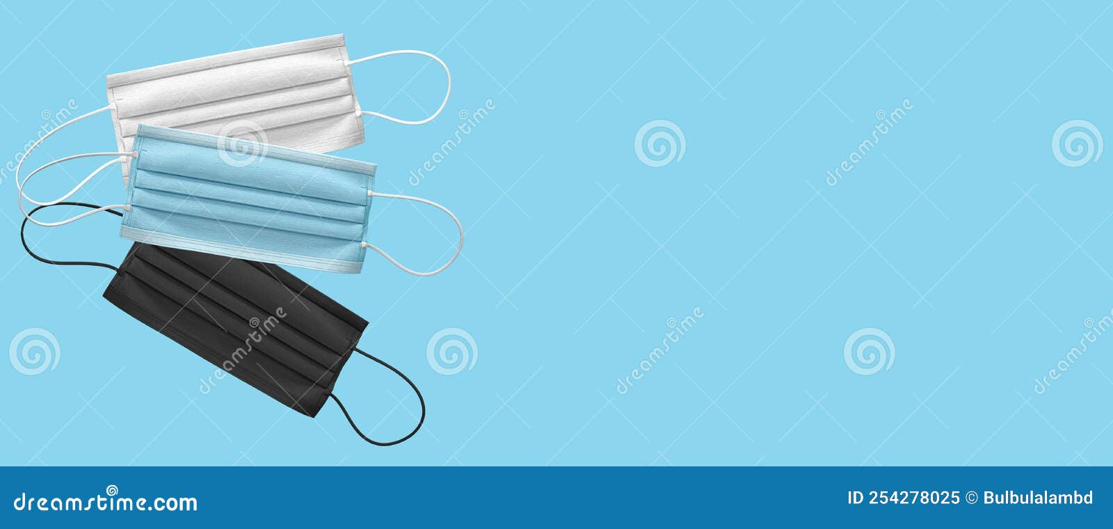 Surgical Mask Mockup, Banner, Poster 3d Rendered High Quality High ...