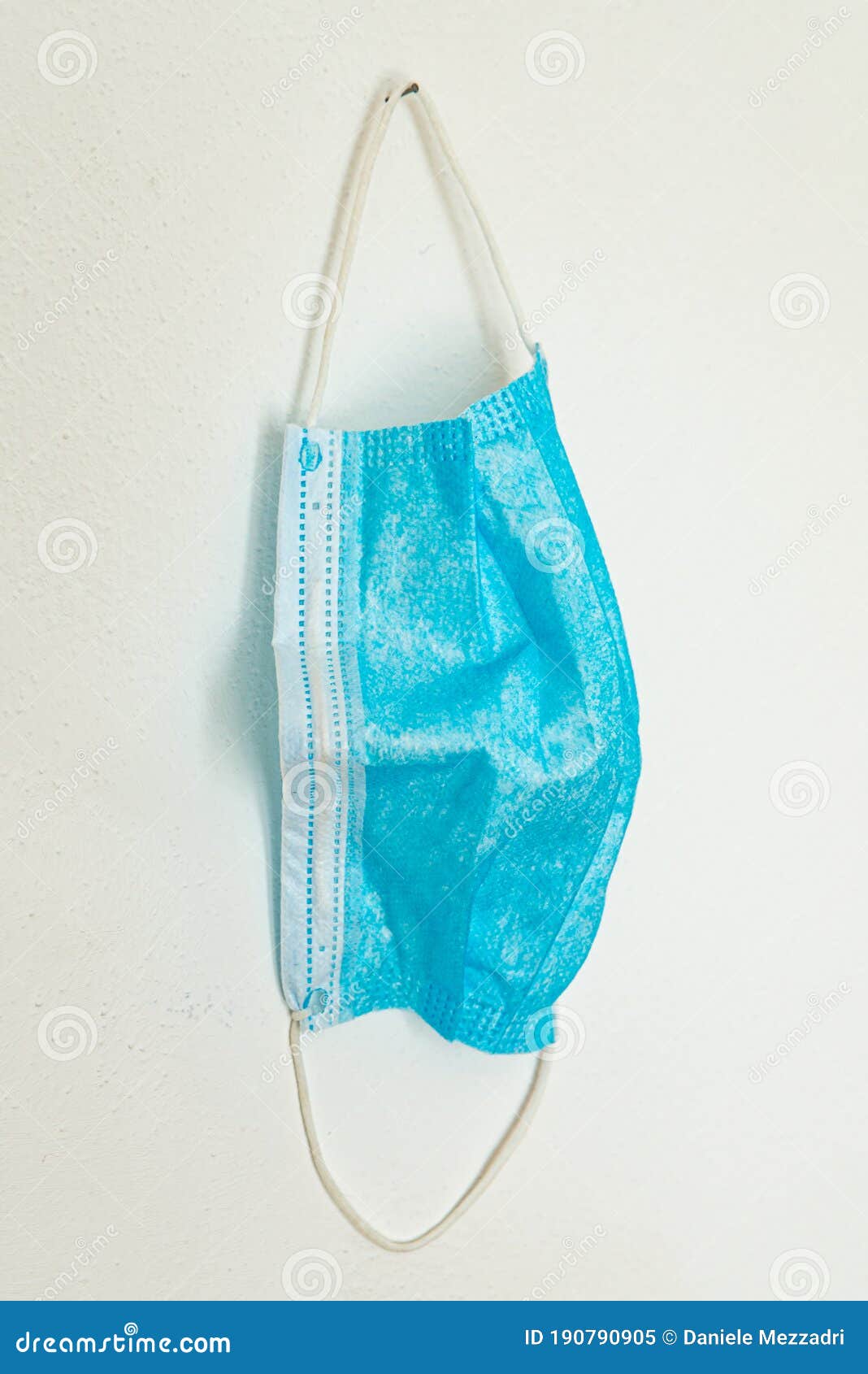 Surgical Masks Hanging on the Wall Stock Image - Image of certification ...