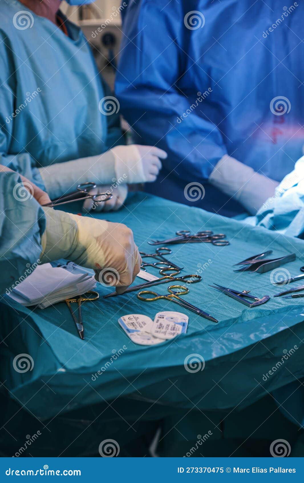 Surgical Material in the Surgery Room Stock Image - Image of health ...