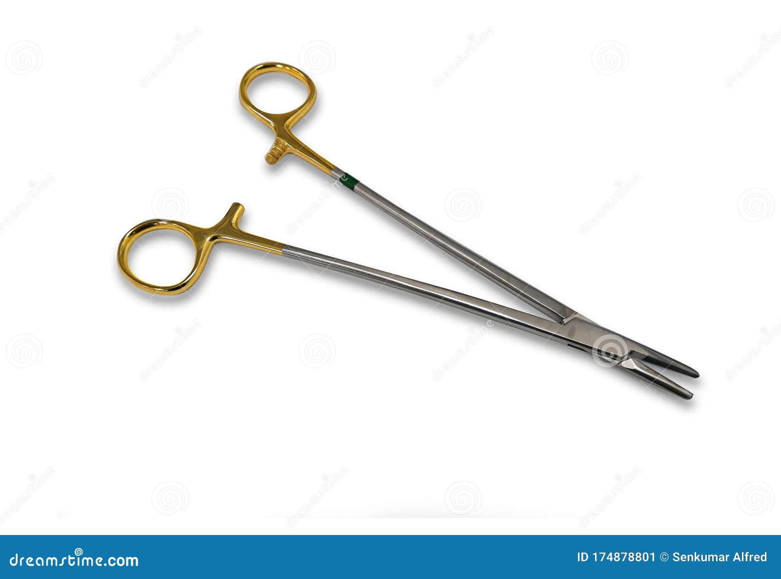 Surgical Needle Holder stock image. Image of handle - 174878801