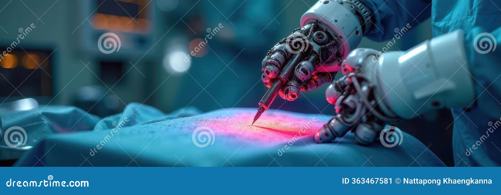 Surgical Robot With Microscopic Tools Executing Precise Operation ...