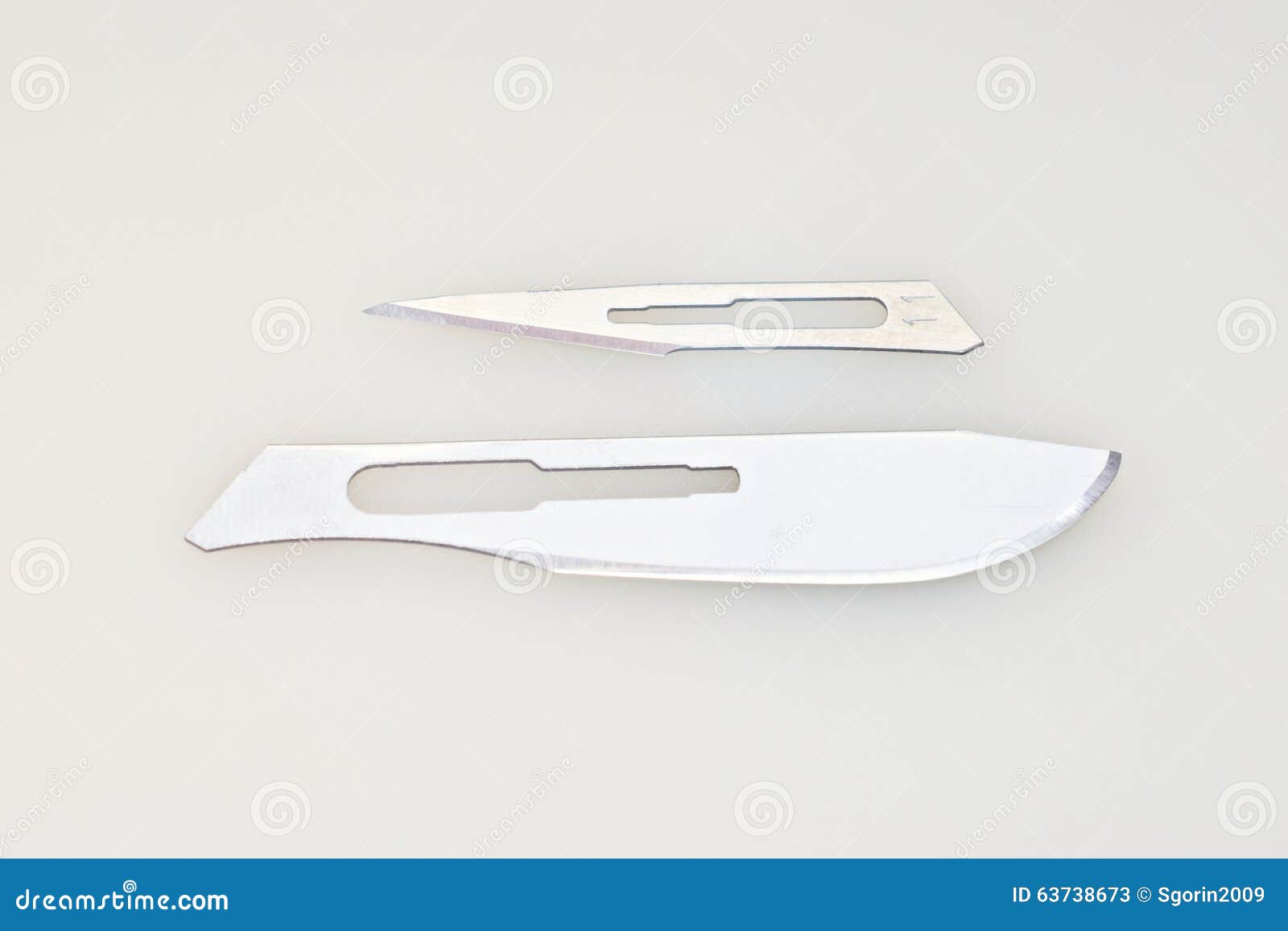 Surgical scalpel blades stock image. Image of stainless - 63738673