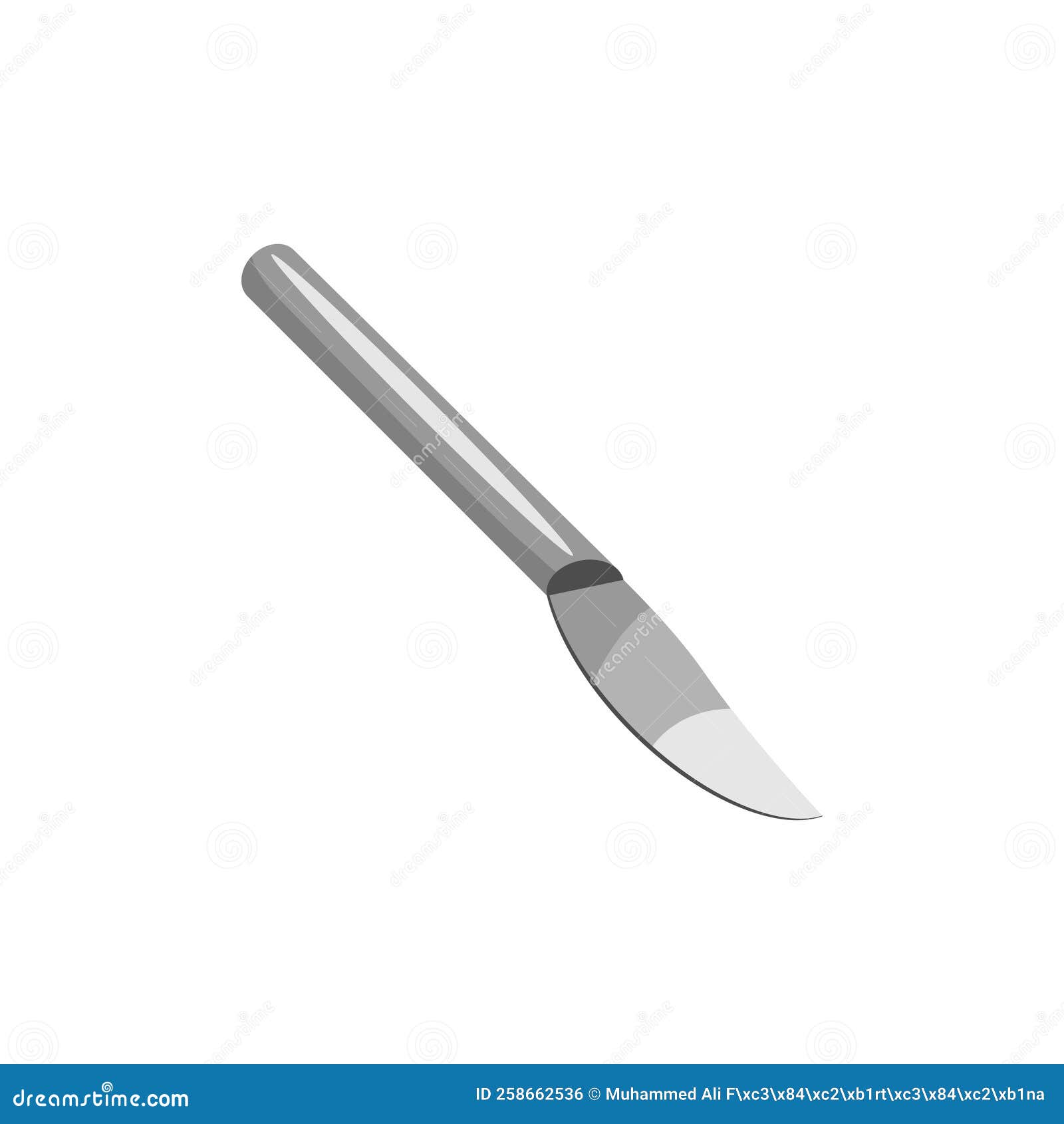 Surgical Scalpel Icon, Flat Style. - Vector Stock Vector - Illustration ...