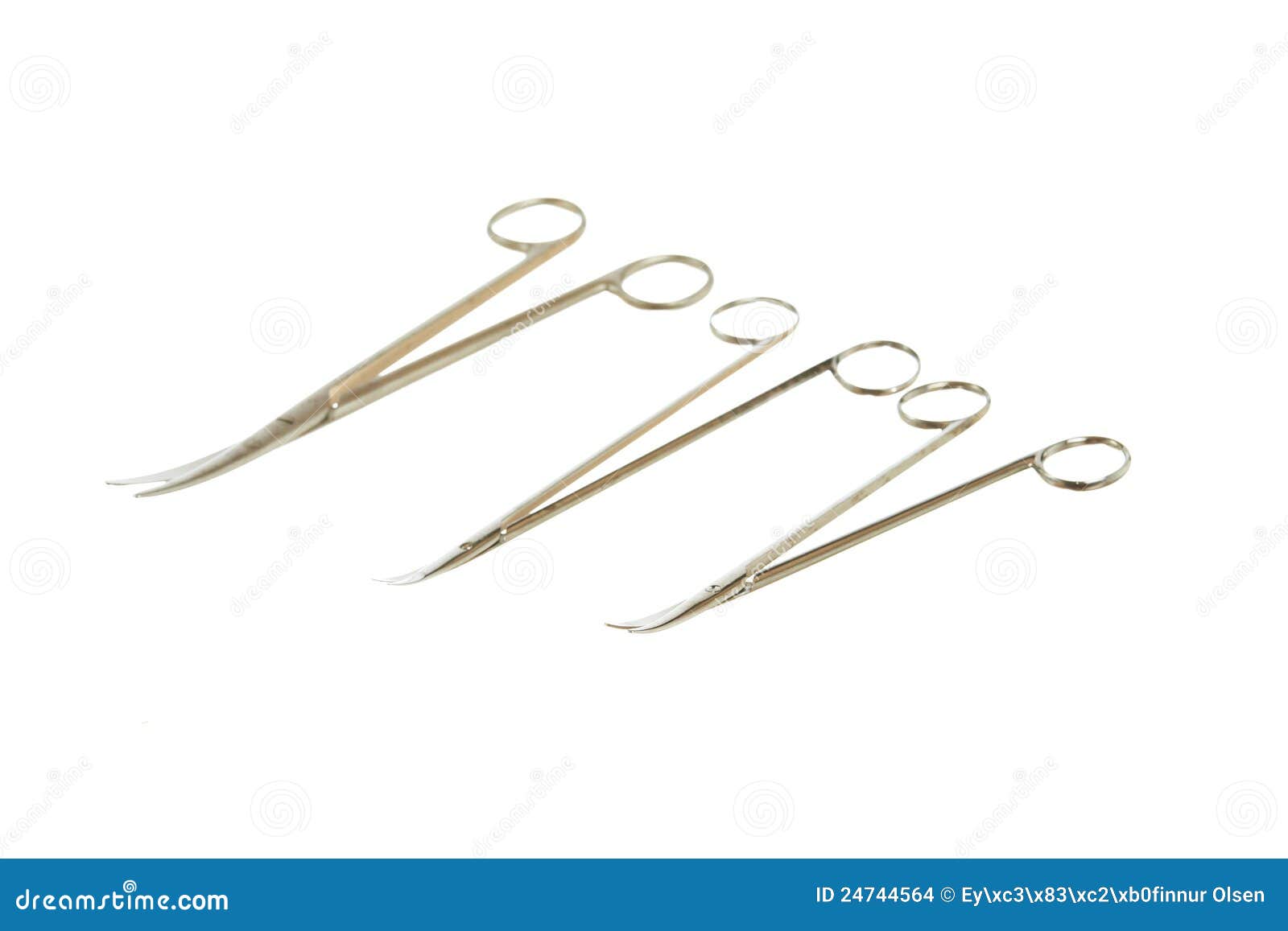 Surgical scissors isolated stock photo. Image of healthy - 24744564