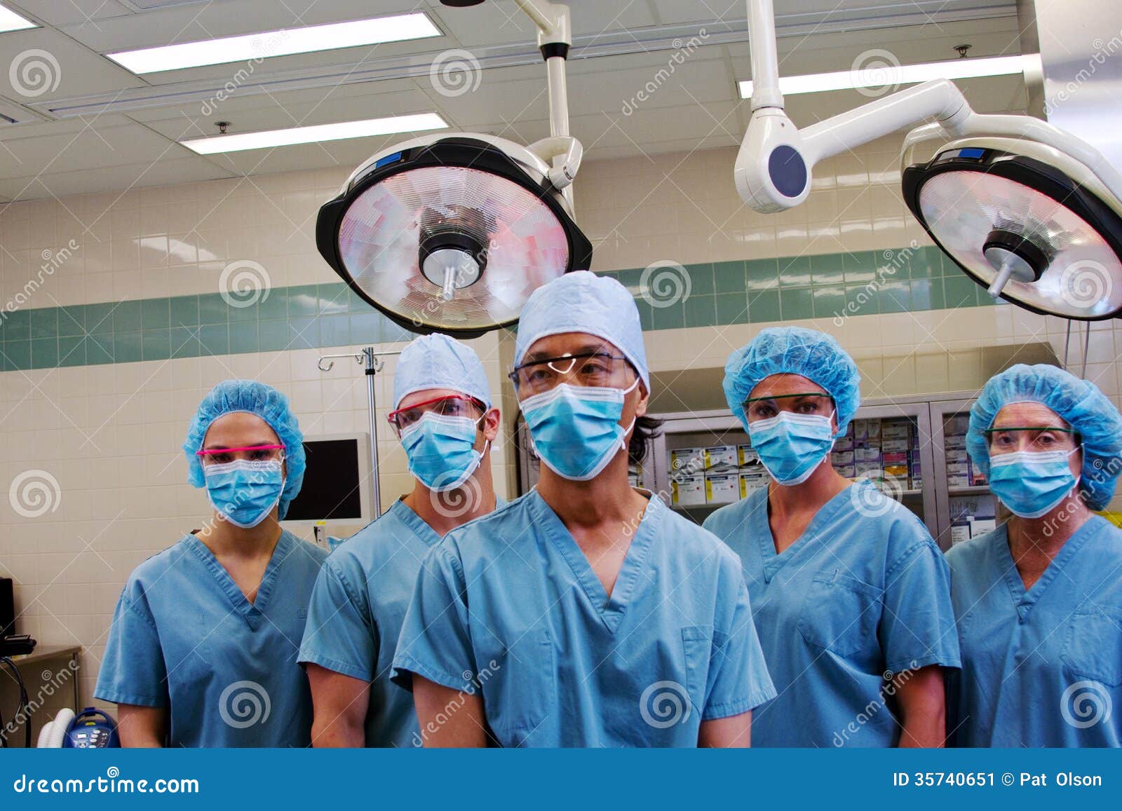 Surgical team stock image. Image of equipment, operating - 35740651