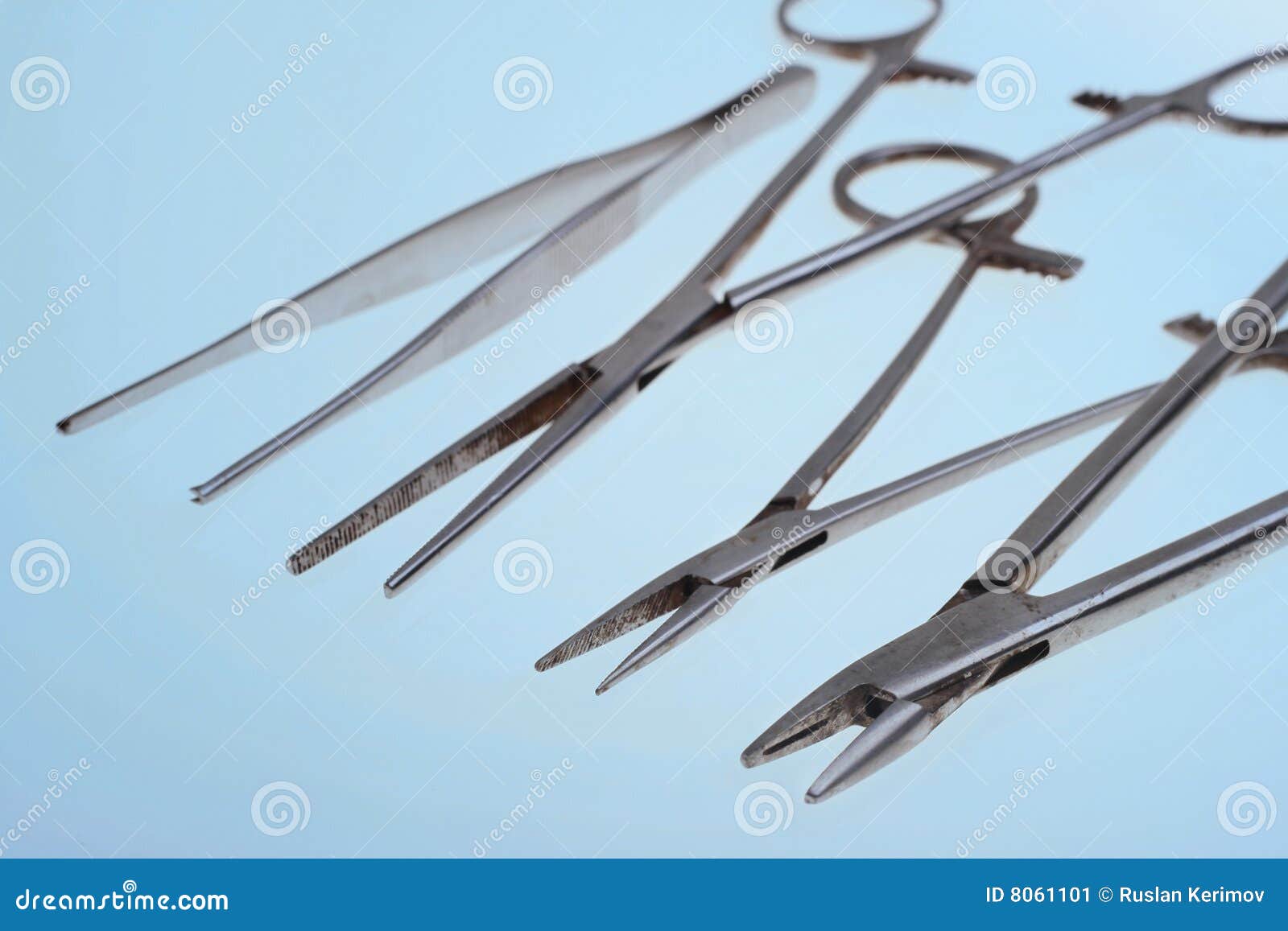 Surgical tools stock image. Image of dirty, medical, supplies - 8061101