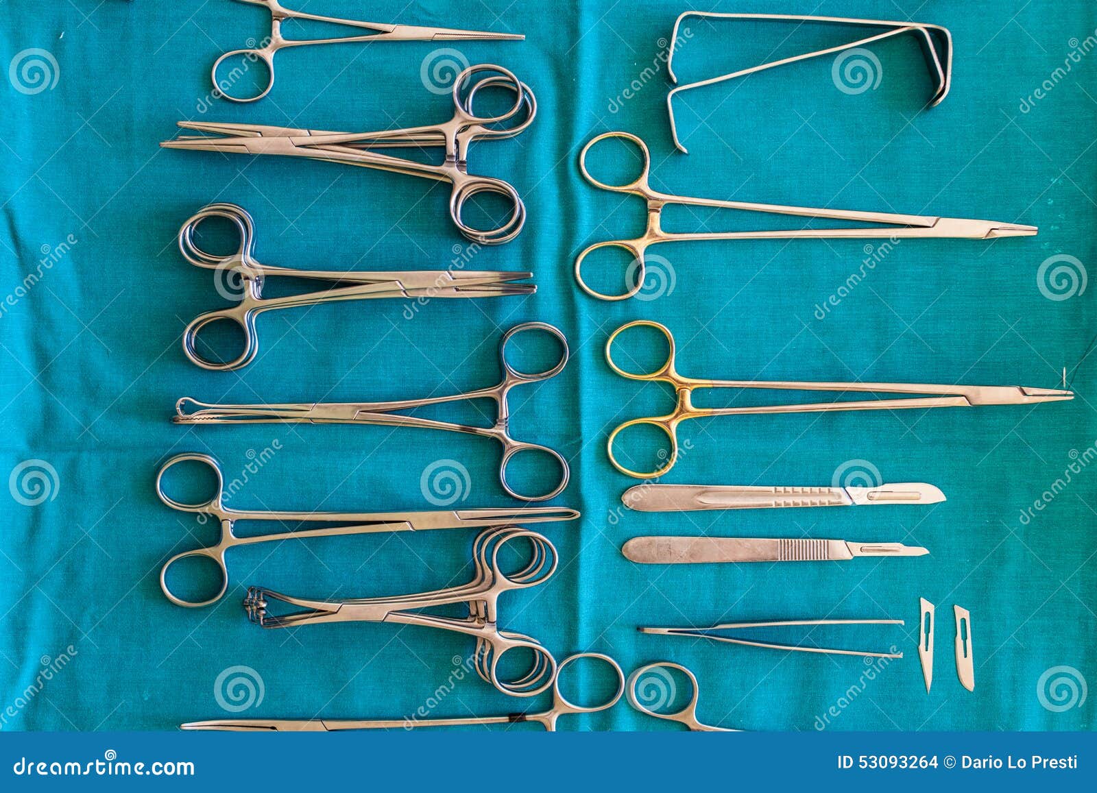 Surgical tools collection stock photo. Image of artery - 53093264