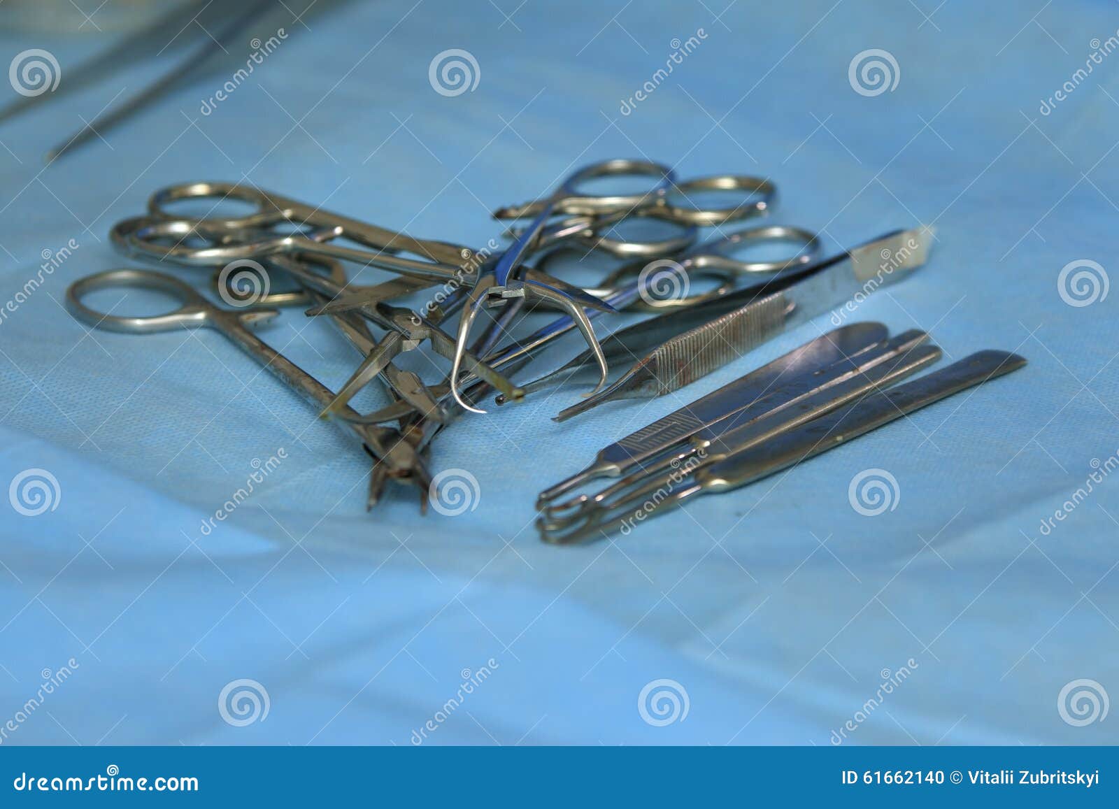 Surgical tools stock photo. Image of dirty, tool, hospital - 61662140