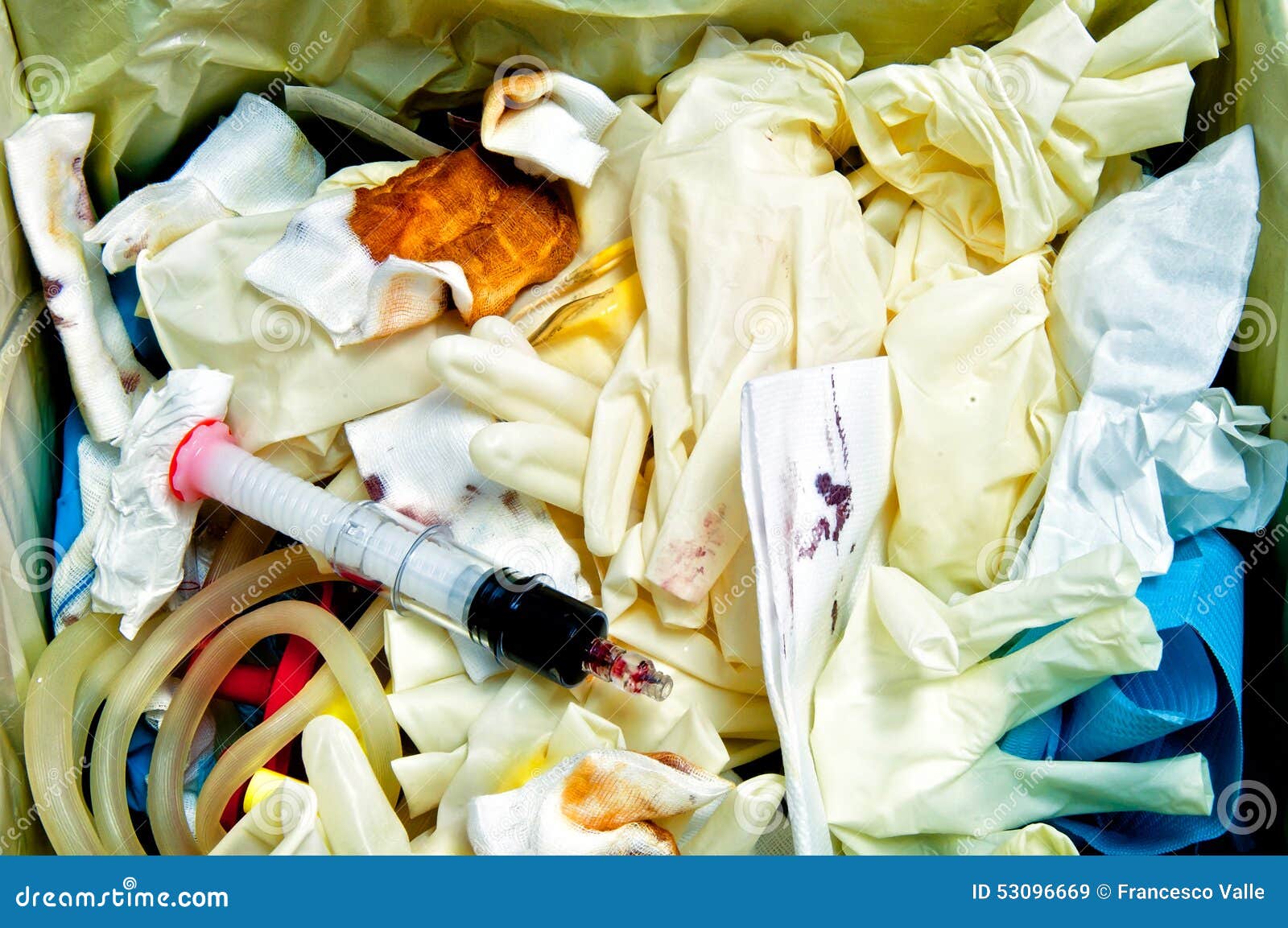 Surgical waste stock image. Image of medical, tube, infectious - 53096669